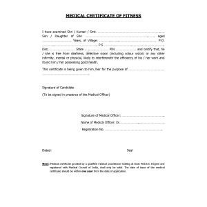 What Are Medical Certificates? - Phenix Health